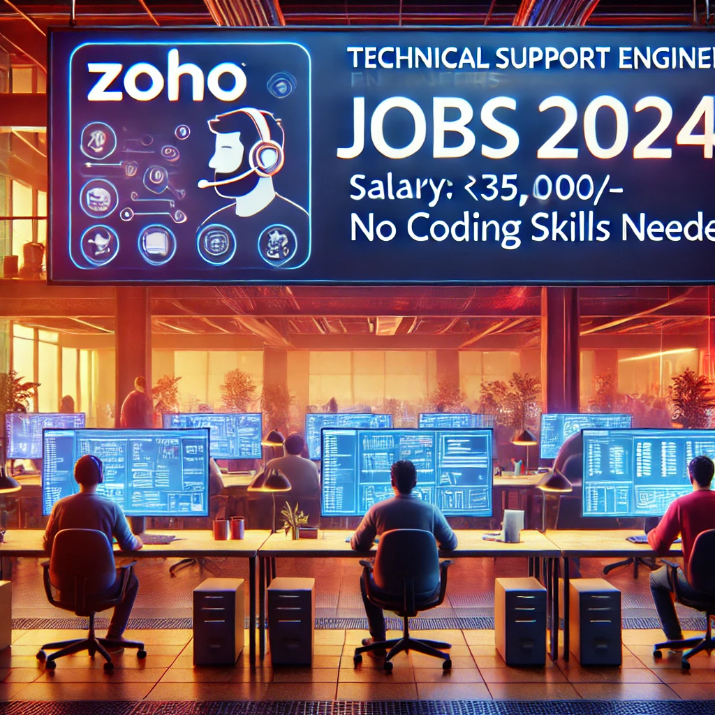 ZOHO Technical Support Engineers Jobs 2025