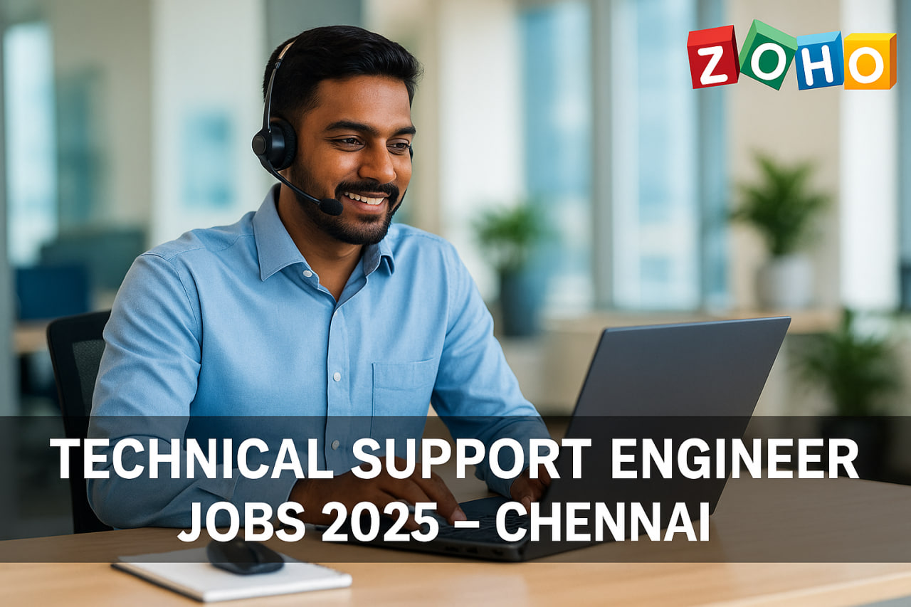 Zoho Technical Support Engineer Jobs 2025 – Apply Online Now