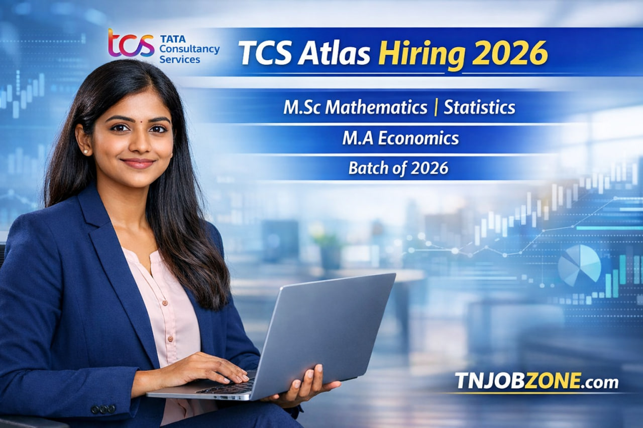 TCS Atlas Hiring 2026 – M.Sc / M.A Analytics Jobs | Apply Now
