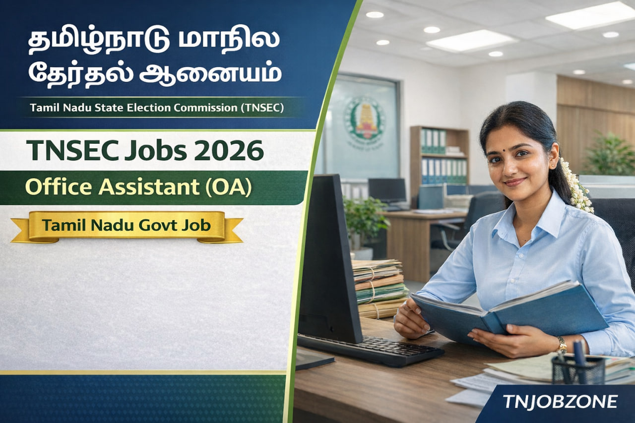 TNSEC Jobs 2026 | Tamil Nadu State Election Commission OA Recruitment