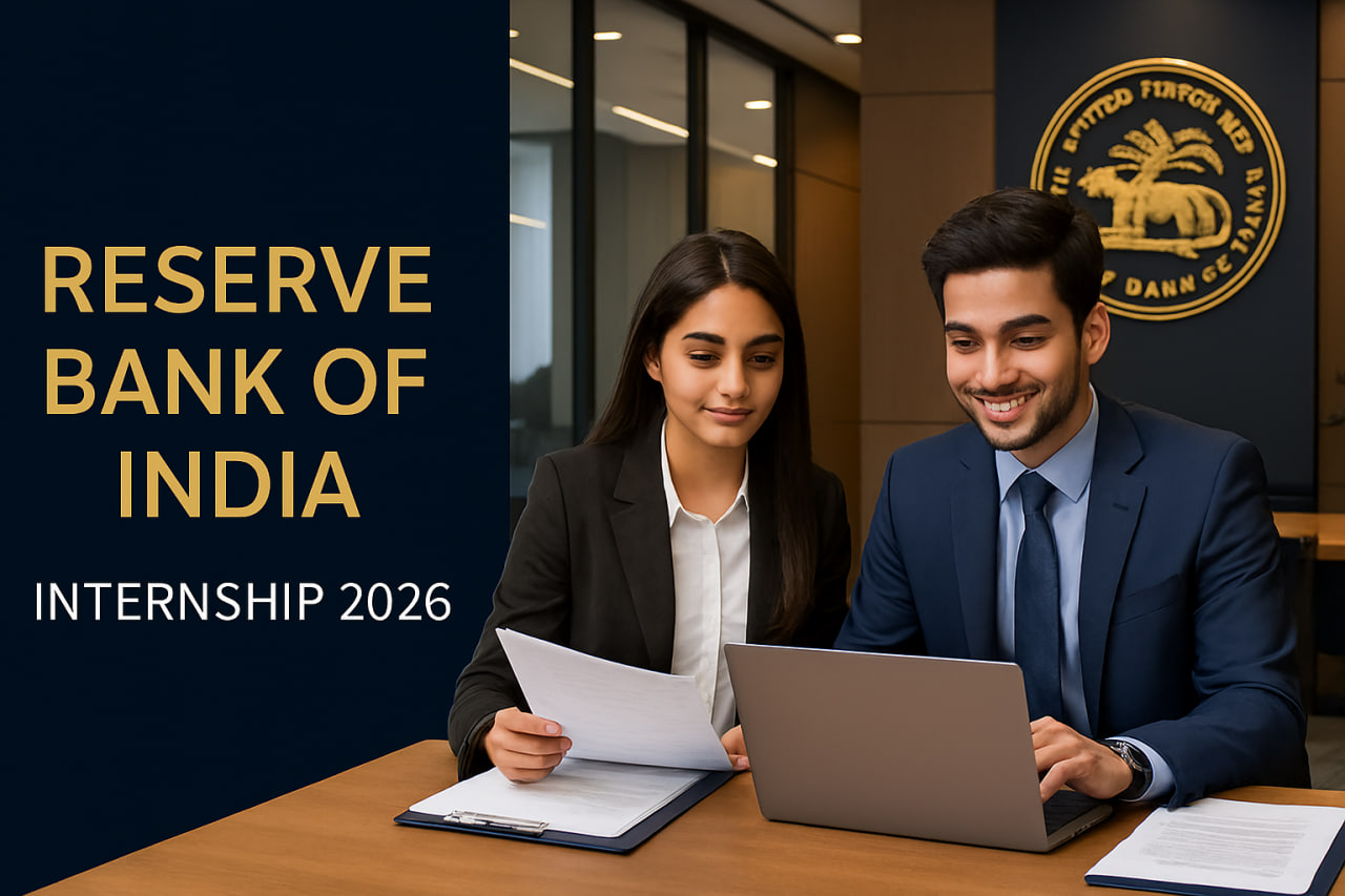 RBI Internship 2026 Apply Online – ₹20,000 Monthly Stipend | Final Year Students