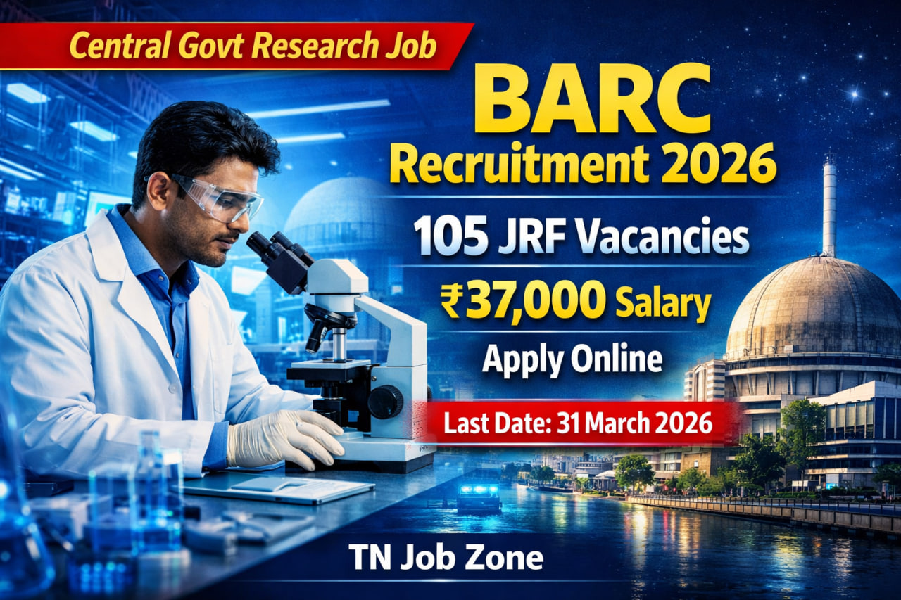 BARC Recruitment 2026 Apply Online | Powerful Massive 105 Junior ...